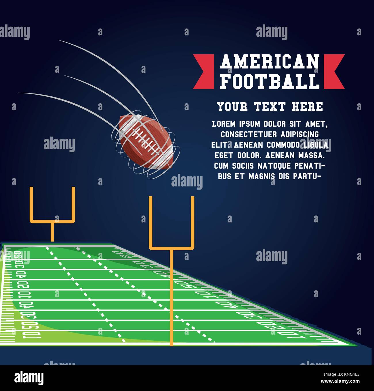 American football goal post icon hi-res stock photography and images ...