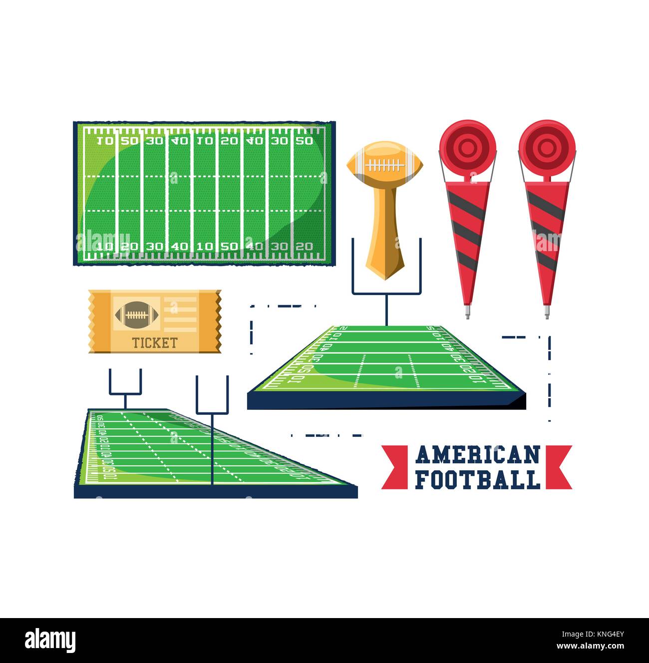 american football design concept Stock Vector Image & Art - Alamy