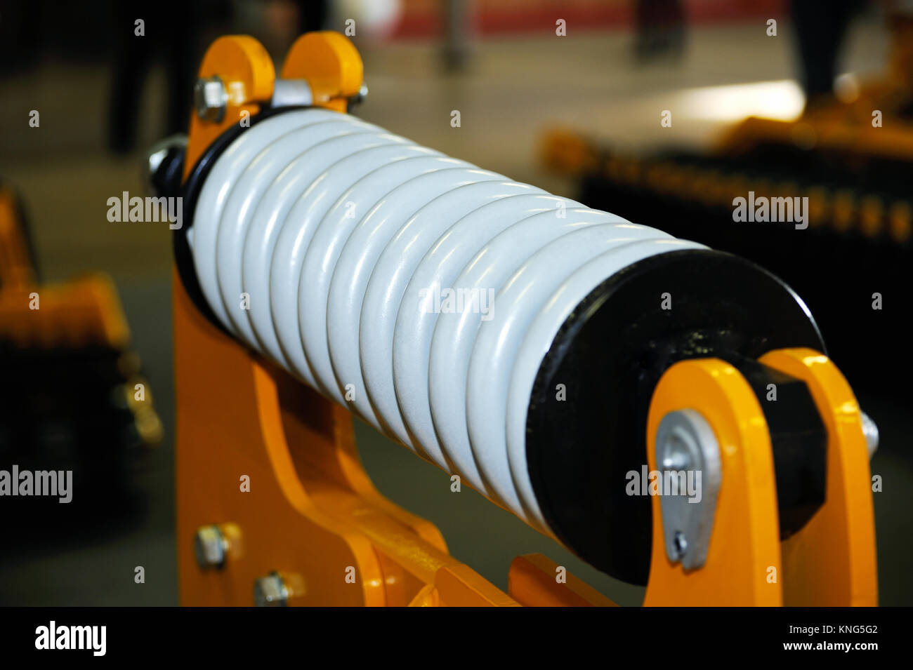 Industrial springs are seen at a agricultural fair Stock Photo - Alamy