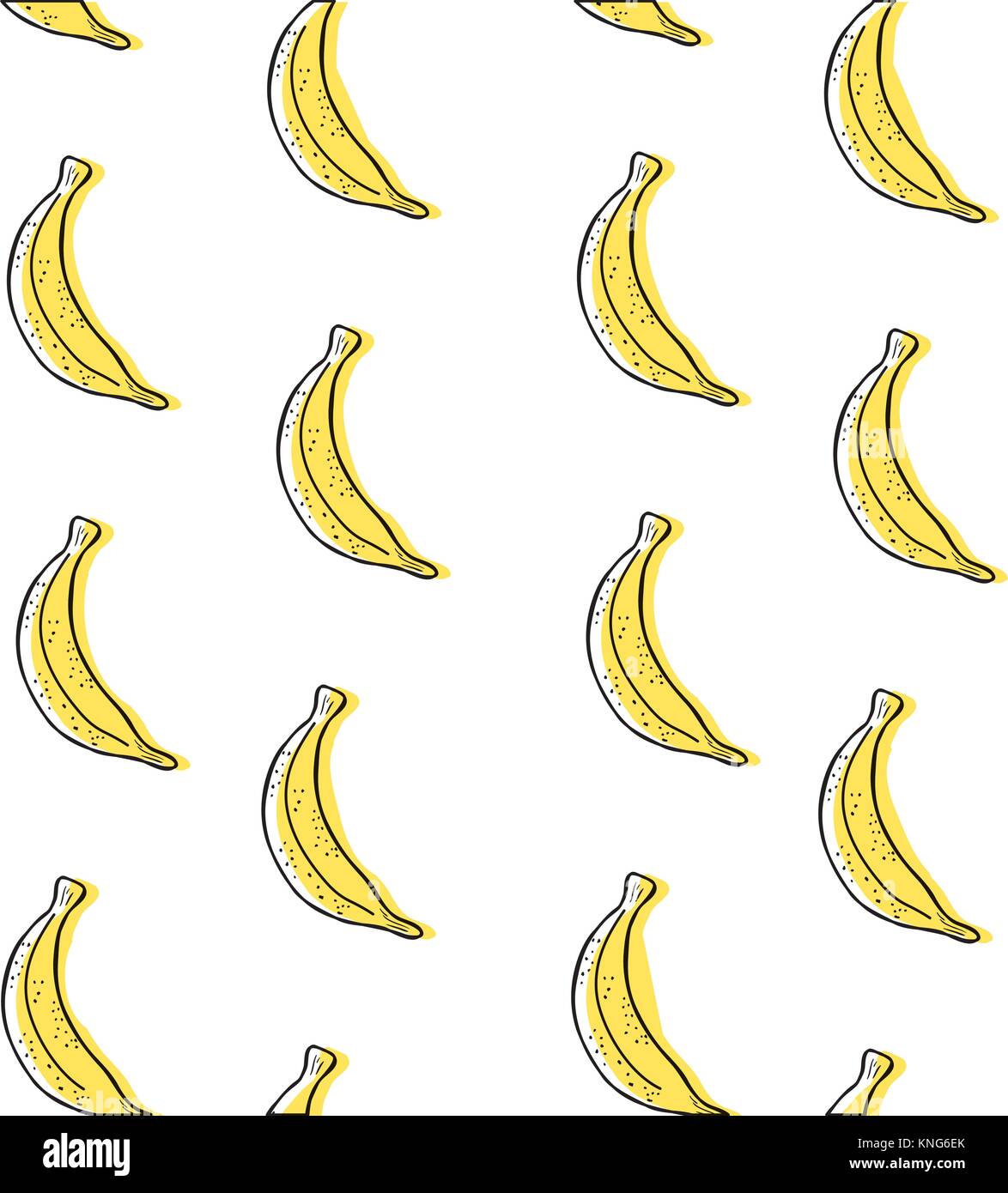 color delicious banana fruit background design Stock Vector Image & Art ...