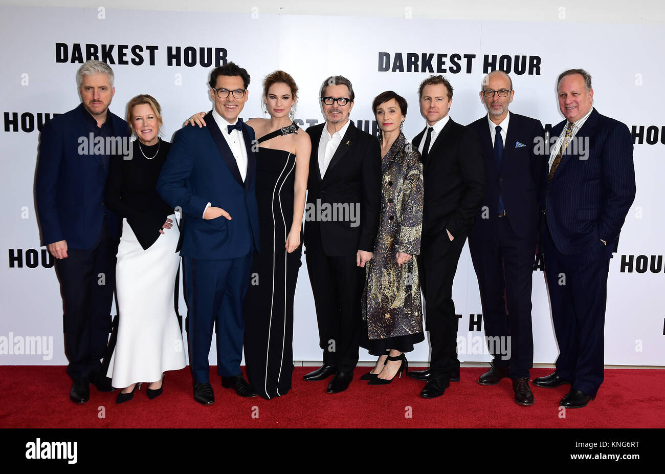 Anthony McCarten, Lisa Bruce, Director Joe Wright, Lily James, Kristin ...