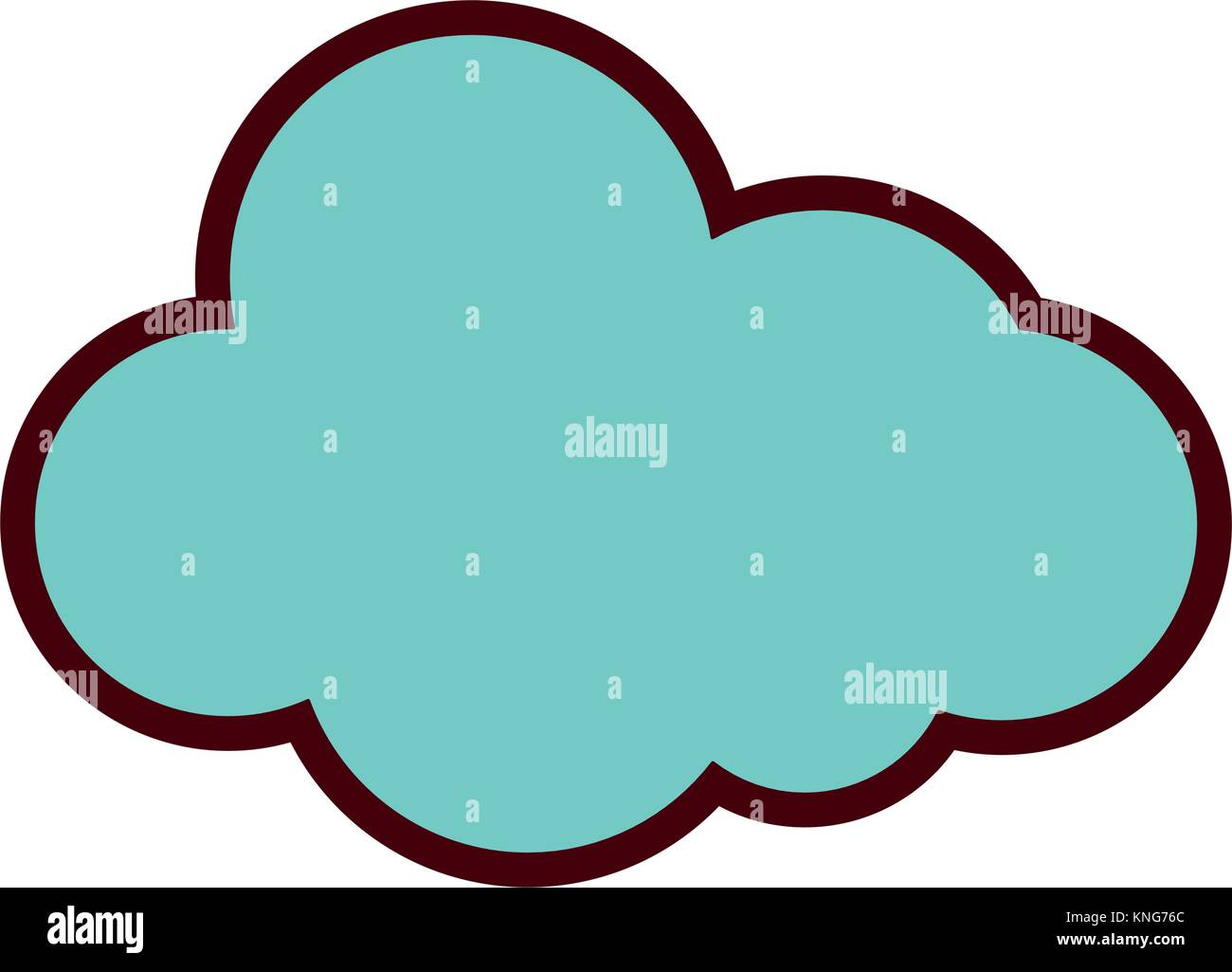 line color natural cloud in sky to weather design Stock Vector Image ...