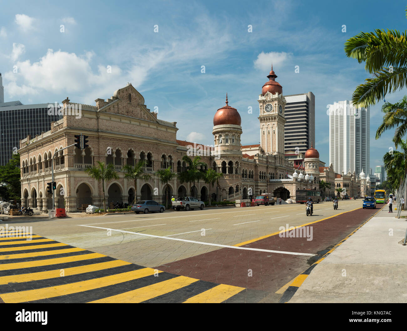 Merdeka square by night hi-res stock photography and images - Alamy