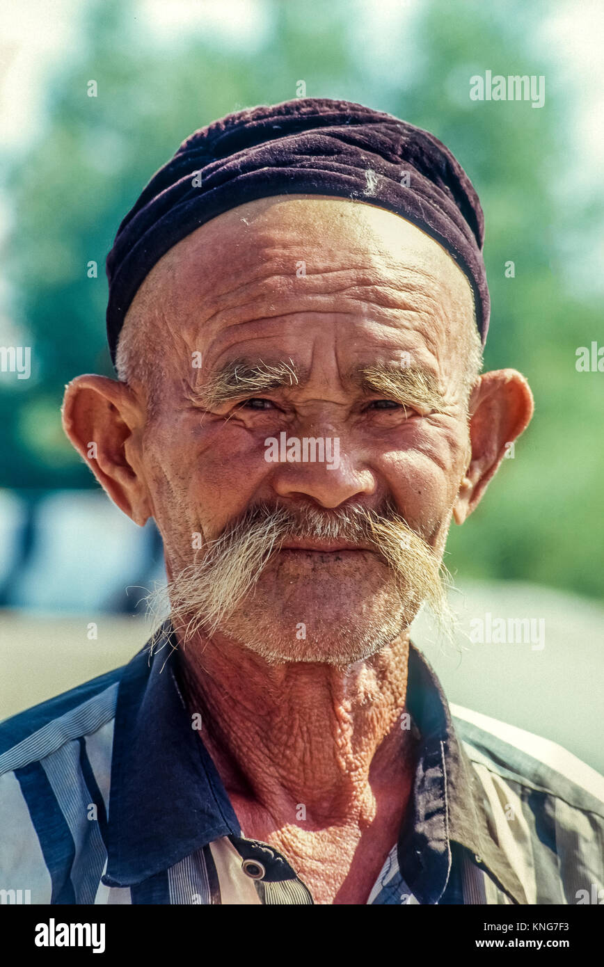 Asia Uzbekistan - ederly Stock Photo - Alamy