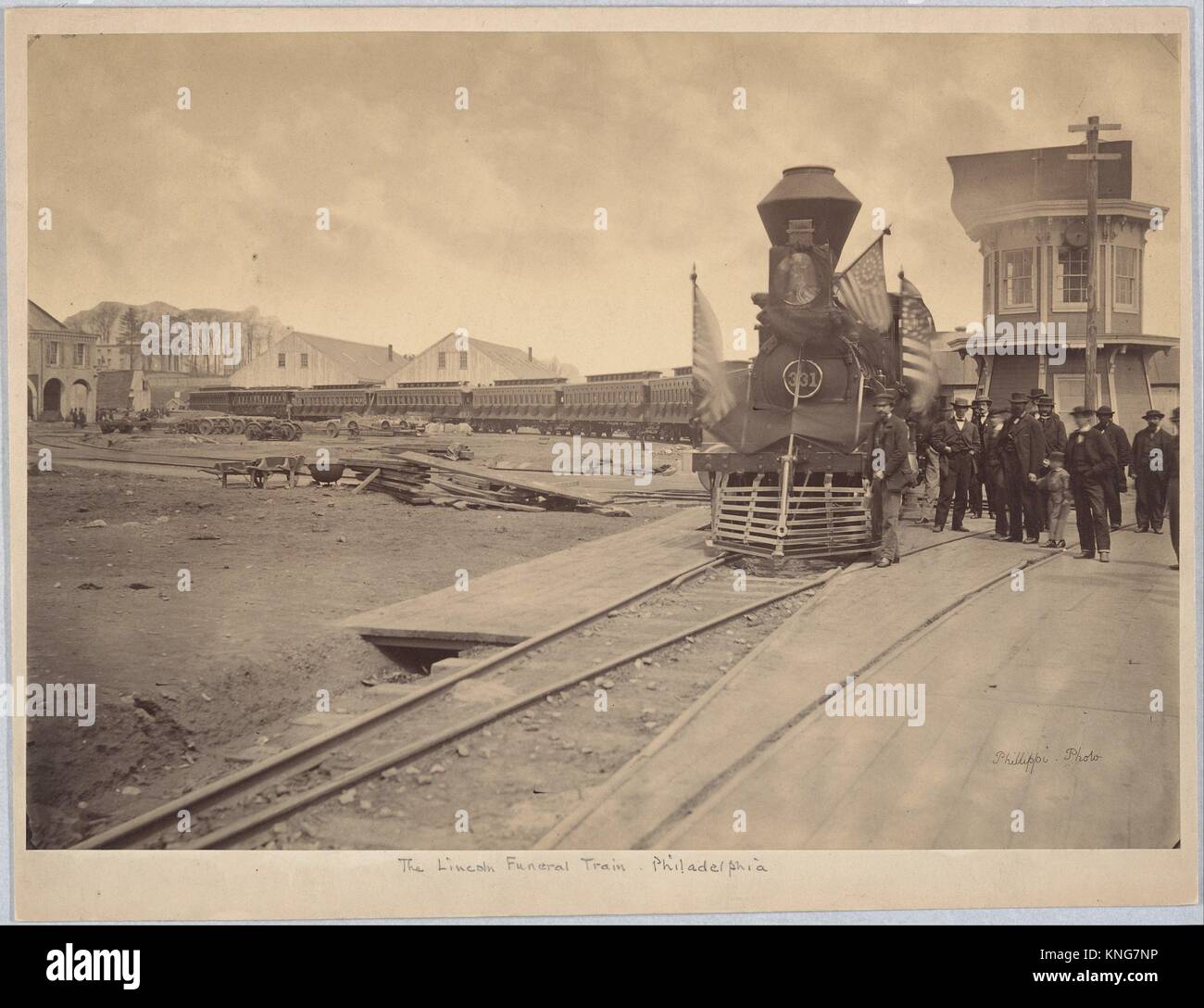 Lincoln funeral train hi-res stock photography and images - Alamy