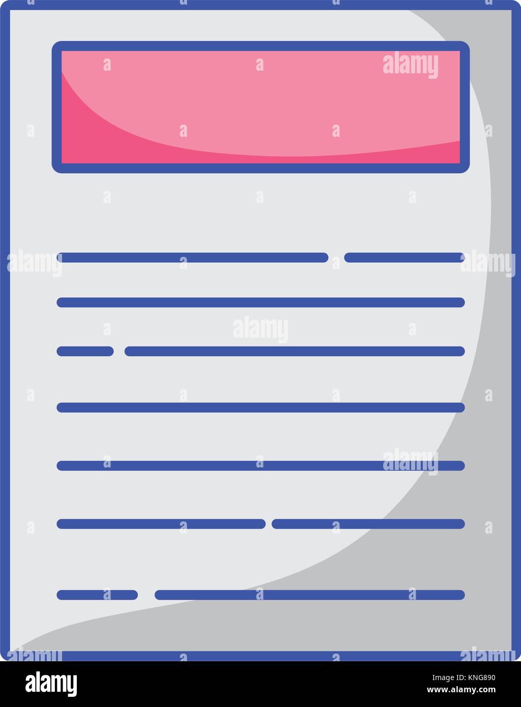 business paper document work information Stock Vector Image & Art - Alamy