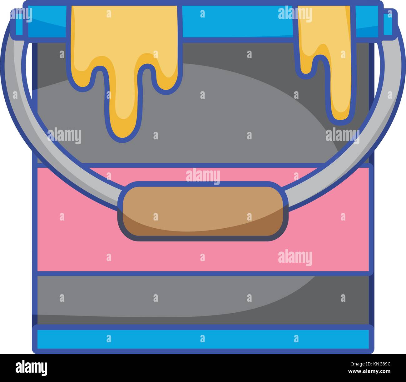 Paint can top Stock Vector Images - Alamy