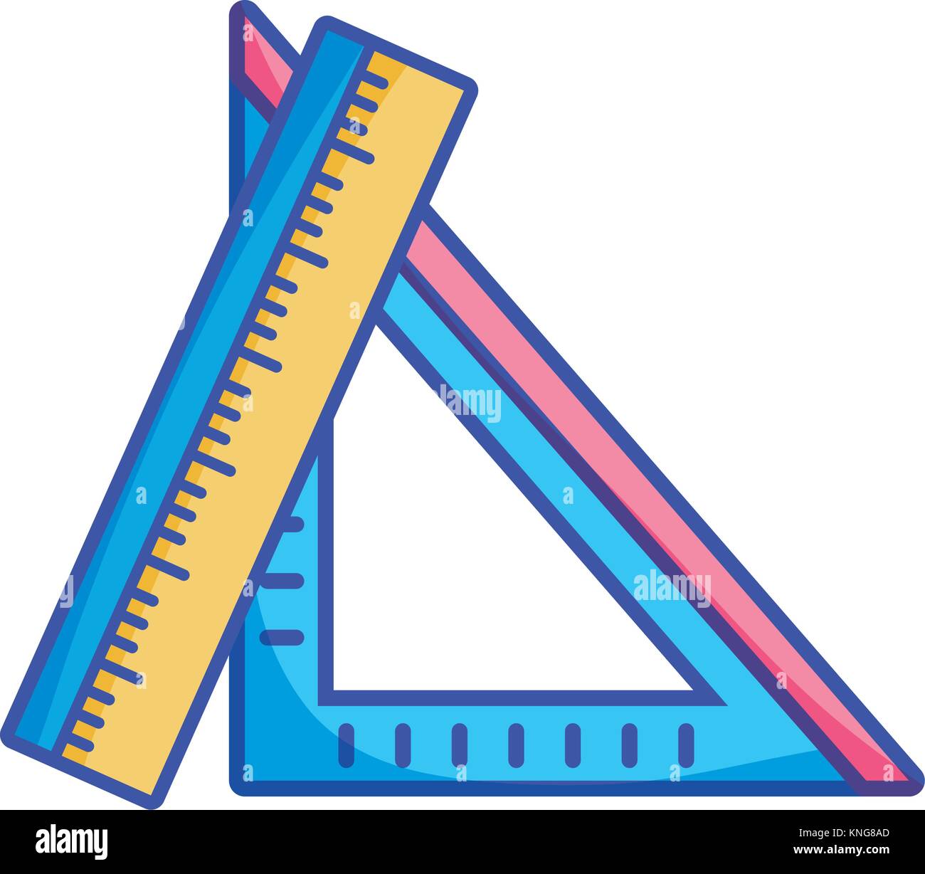 rulers school utensils to education and learn Stock Vector Image & Art ...