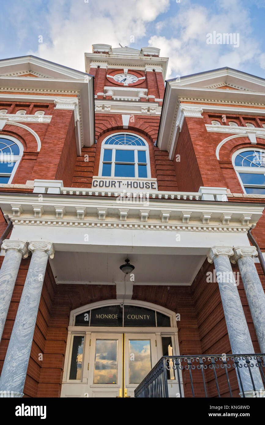 Monroe County Courthouse in Forsyth, Georgia, was built in 1896 and is ...