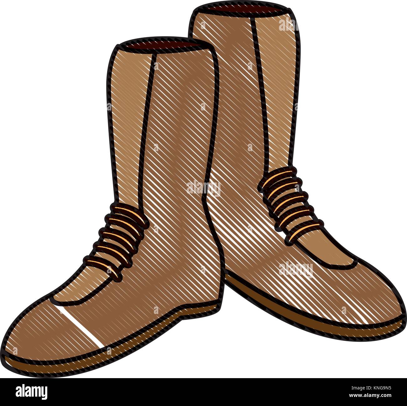 Man boots footwear Stock Vector Image & Art - Alamy