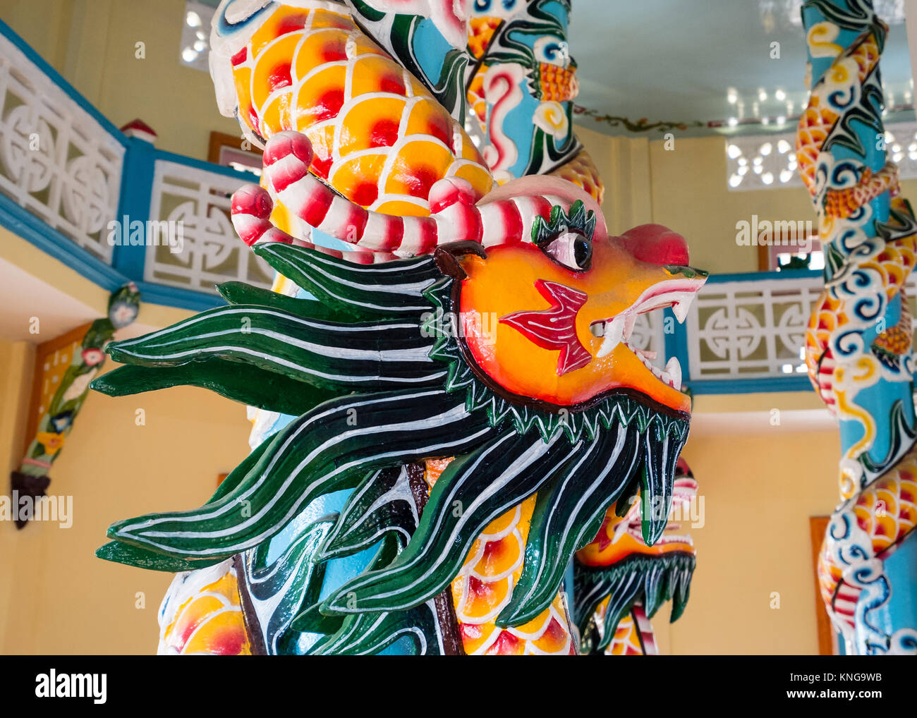 Ho chi minh temple dragon hi-res stock photography and images - Alamy