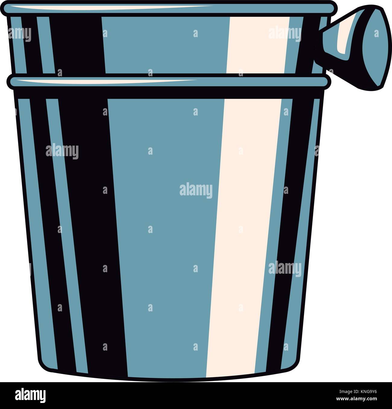 empty ice bucket Stock Vector Image & Art - Alamy
