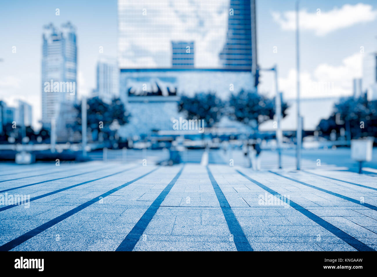 empty square of modern architecture in Shanghai,China Stock Photo - Alamy