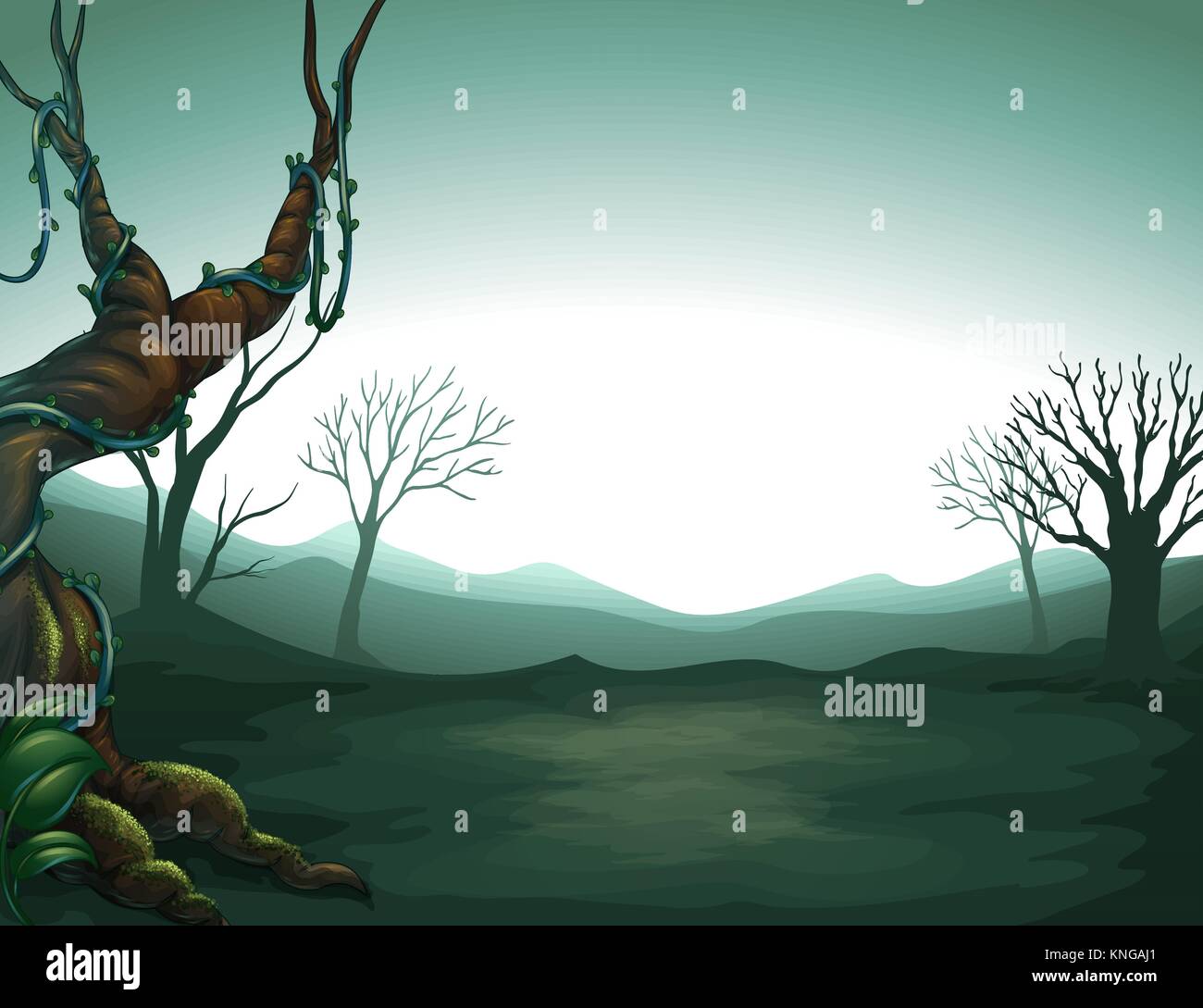 Decay forest Stock Vector Images - Alamy