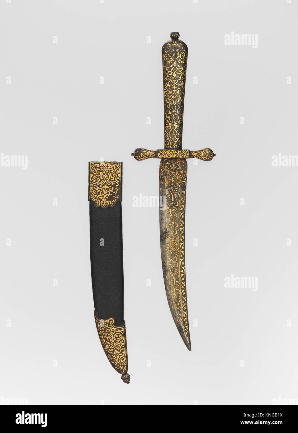 Dagger with Sheath. Date: blade, mid-16th century; hilt and scabbard ...