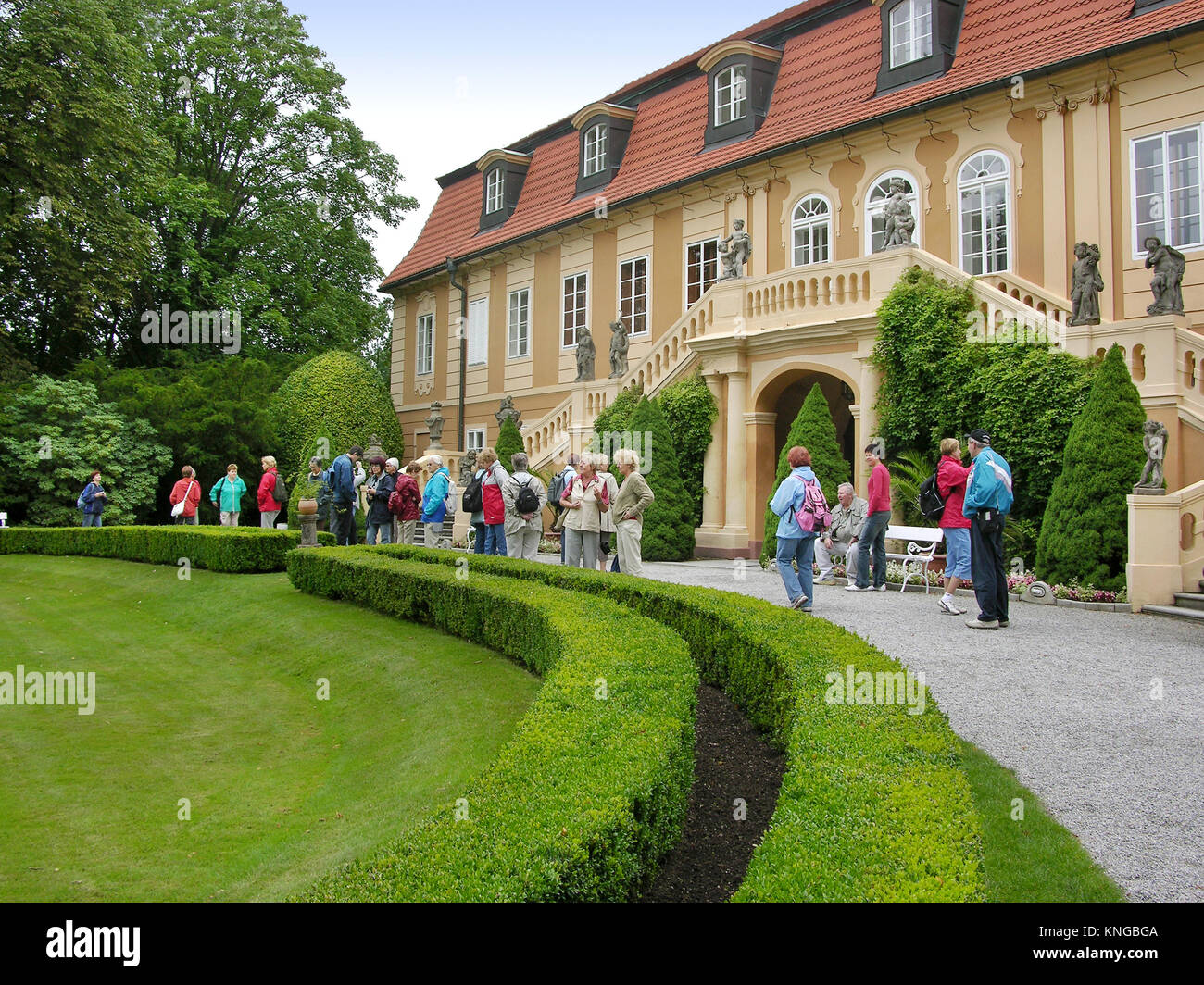 castle Štiřín, Central Bohemia, region, Czech republic / barokni zamek ...