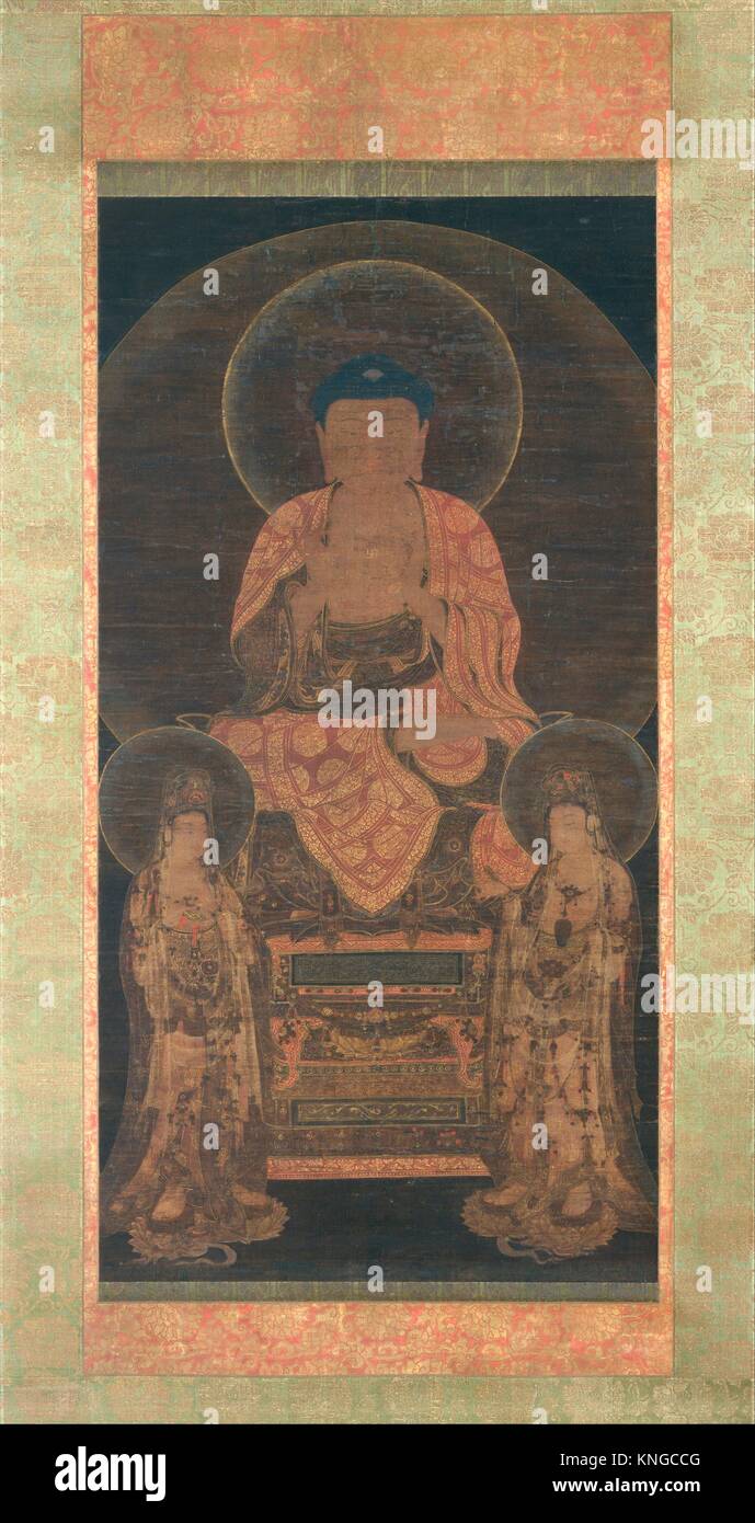 Amitabha buddha triad hi-res stock photography and images - Alamy