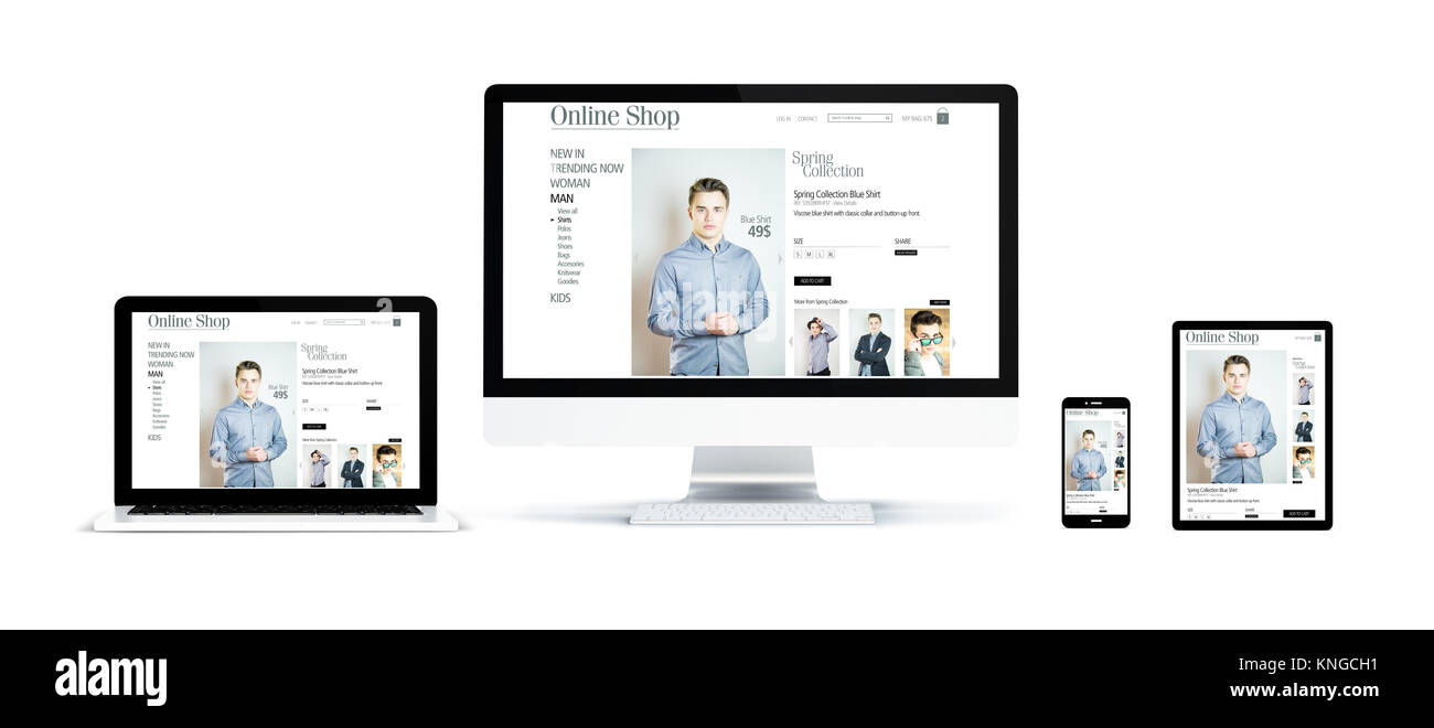 Buying online realistic Cut Out Stock Images & Pictures - Alamy