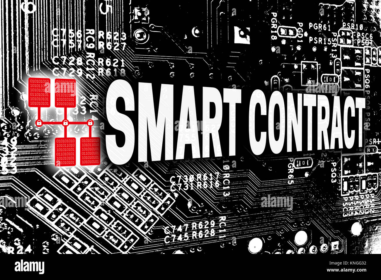Smart contract concept digital hi-res stock photography and images - Alamy