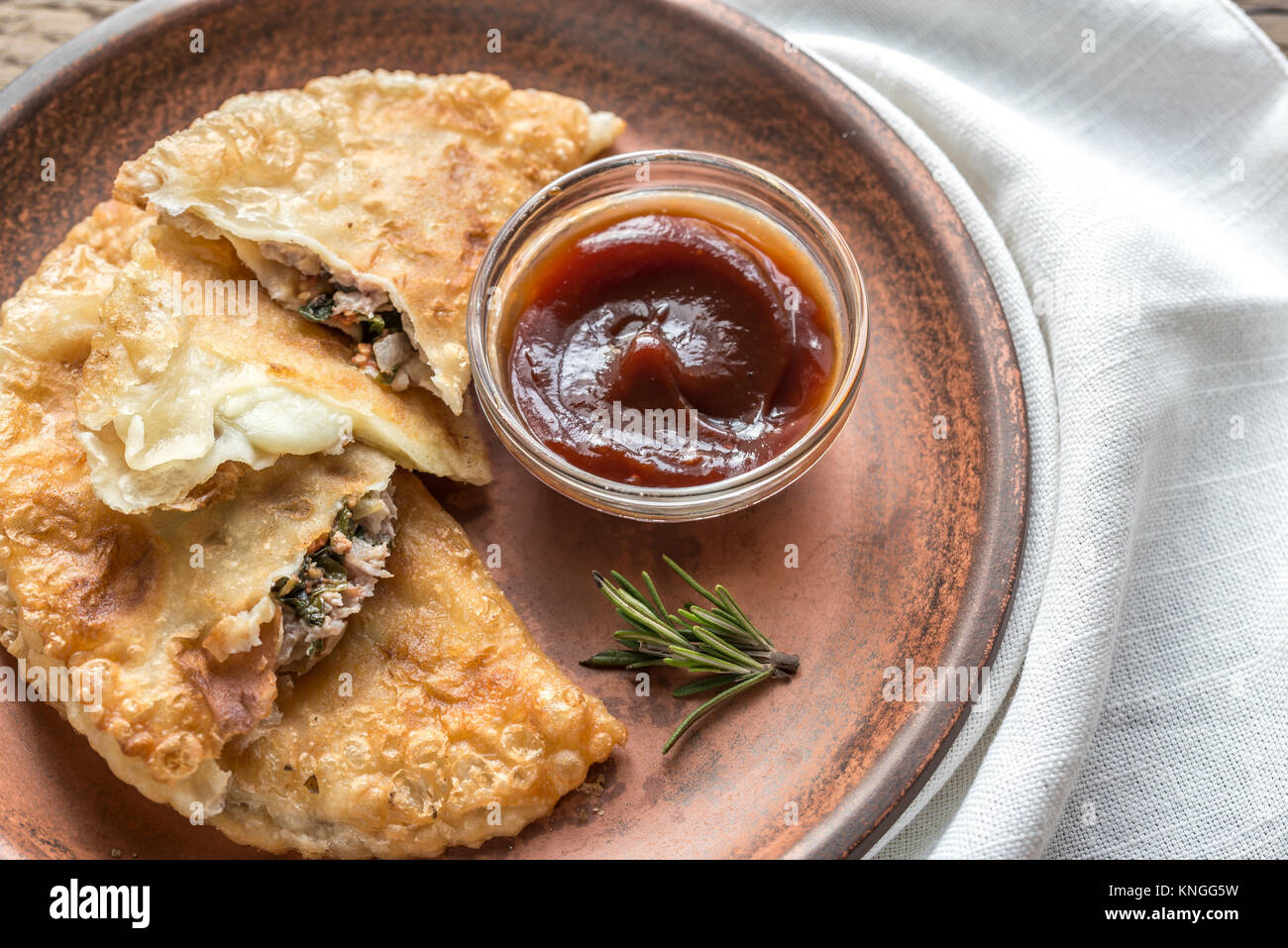 Stack of meat patties Stock Photo - Alamy