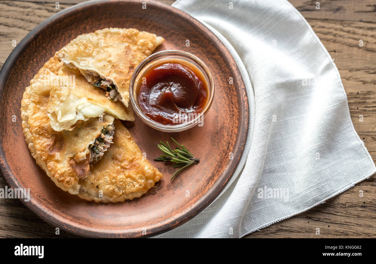 Stack of meat patties Stock Photo - Alamy