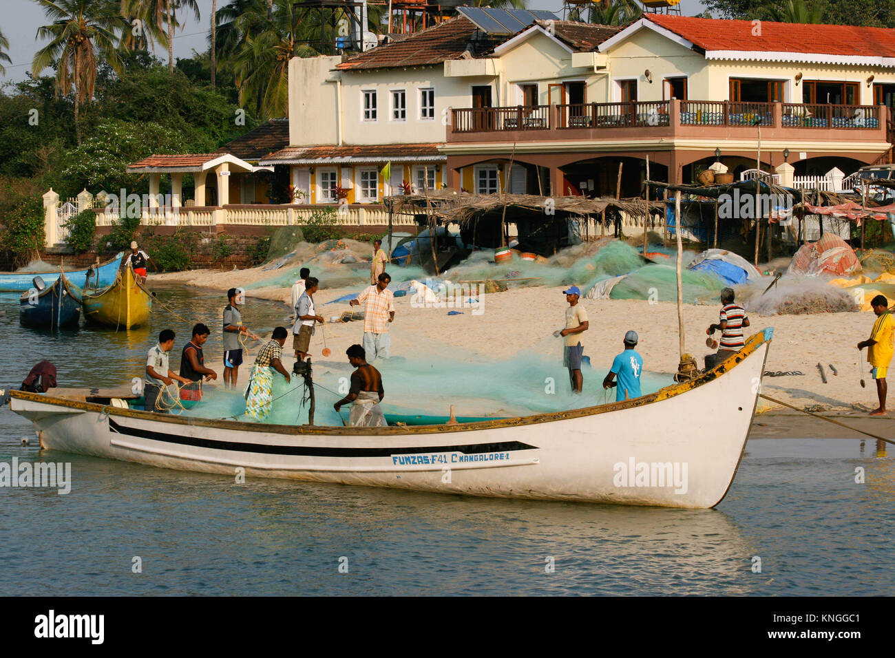 Fishing boat. Goa, India Stock Photo - Alamy