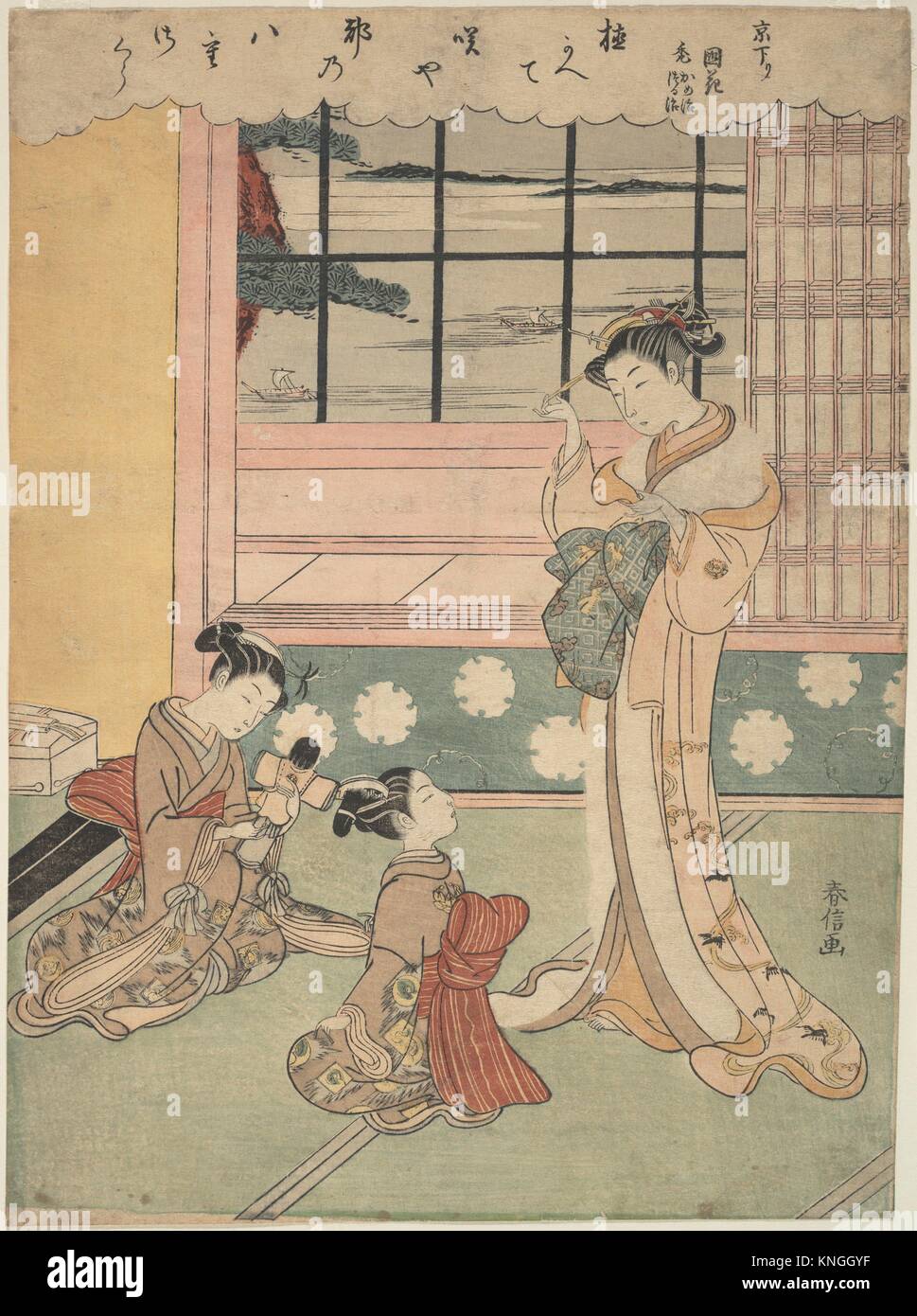 Suzuki Harunobu Japanese Stock Photos & Suzuki Harunobu Japanese Stock ...