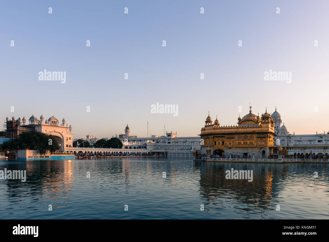 Horizontal picture of Sri Harmandir Sahib, known as Golden Temple and ...