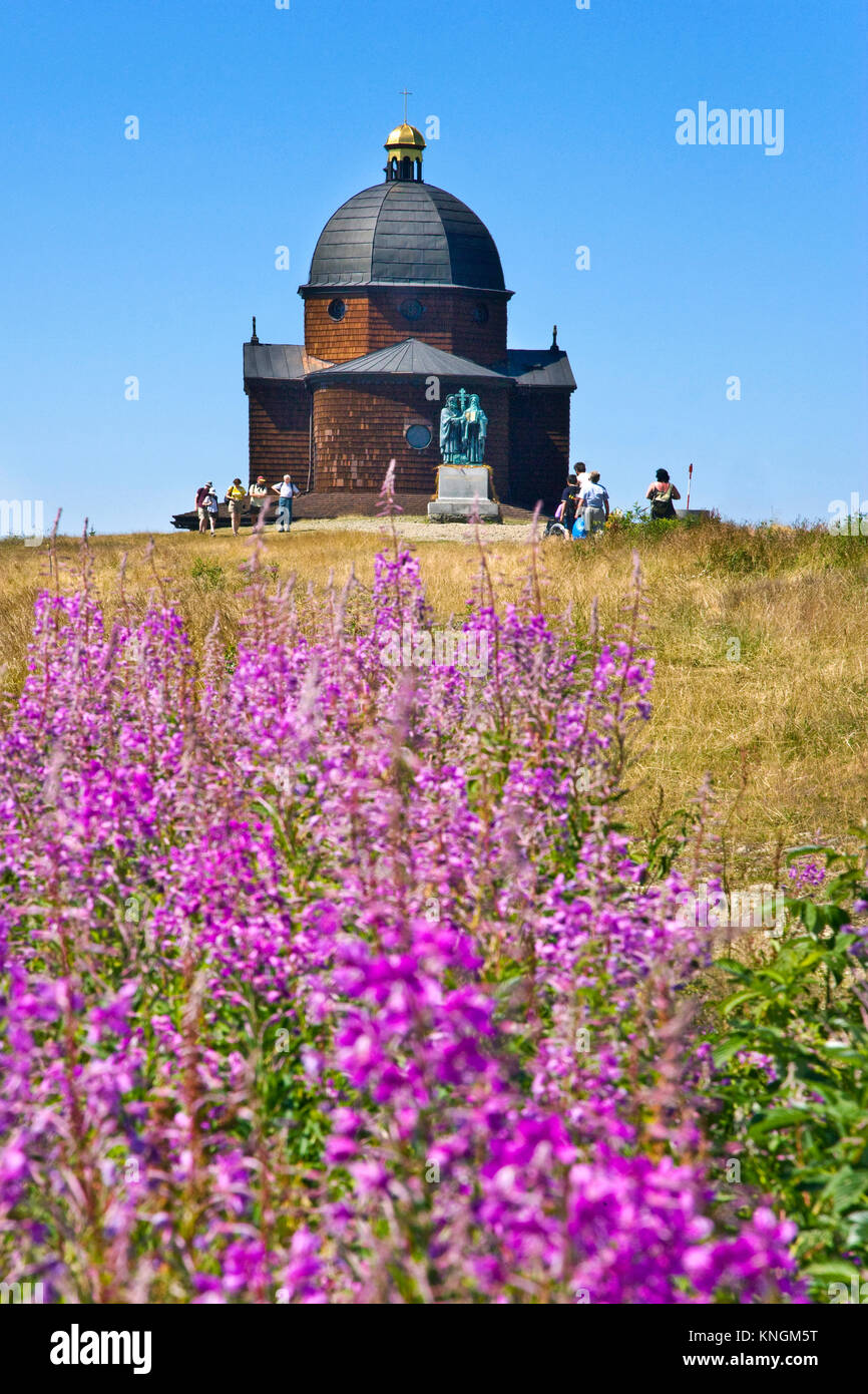 Cyril and Method chapel on Radegast, Pustevny, Beskydy mountains ...