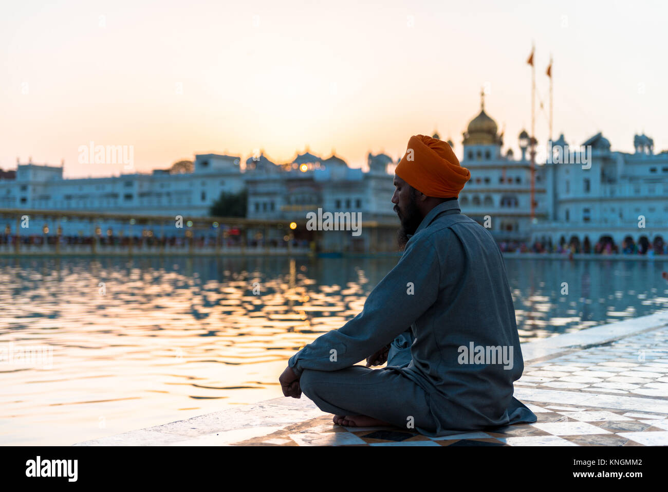 AMRITSAR, INDIA - MARCH 20, 2016: Horizontal picture of Indian man ...