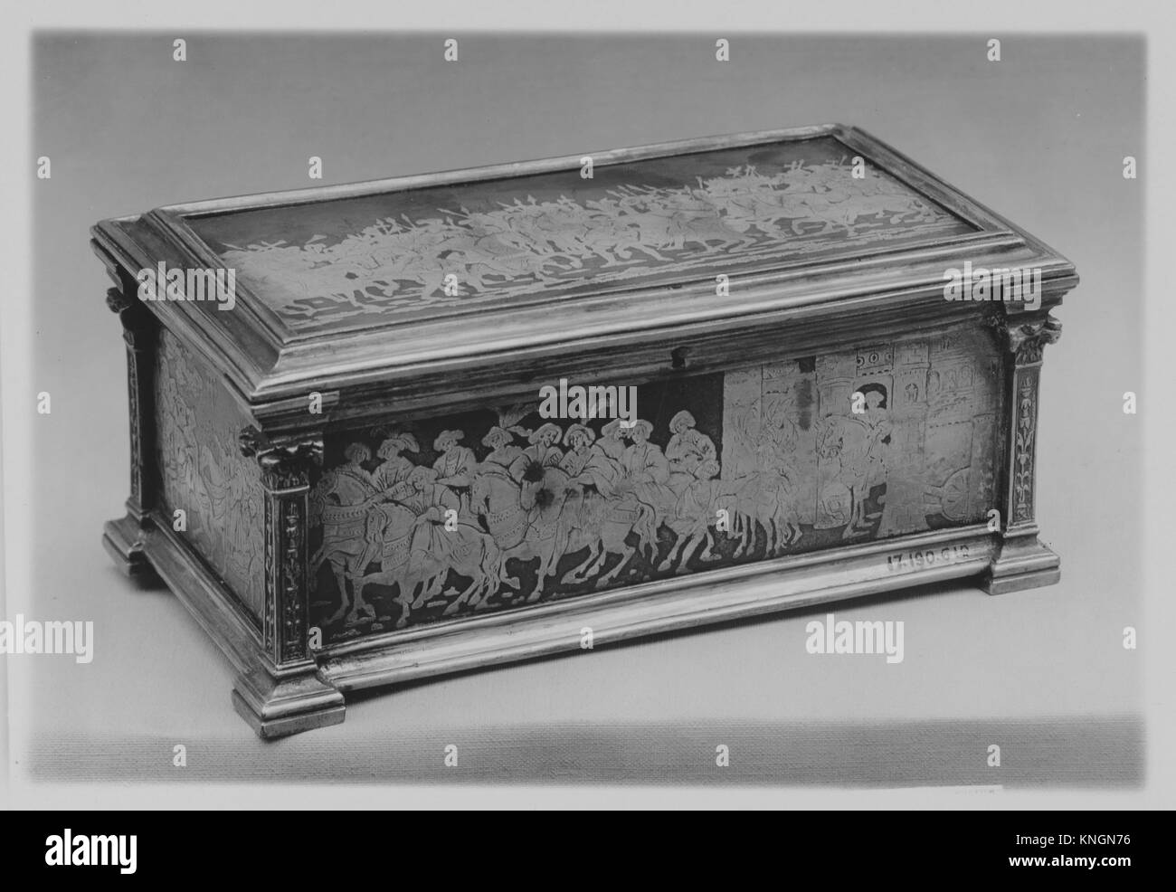 This decorative casket was crafted to hold precious items. Its design ...