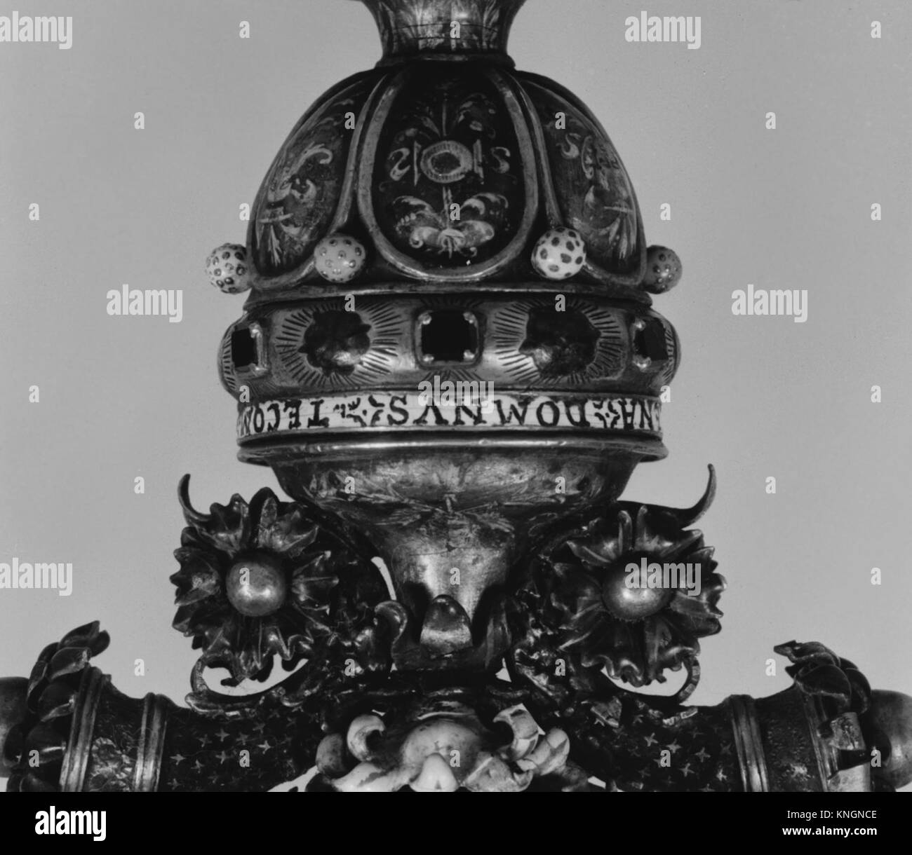 Medieval iconography christ crucifixion Black and White Stock Photos ...