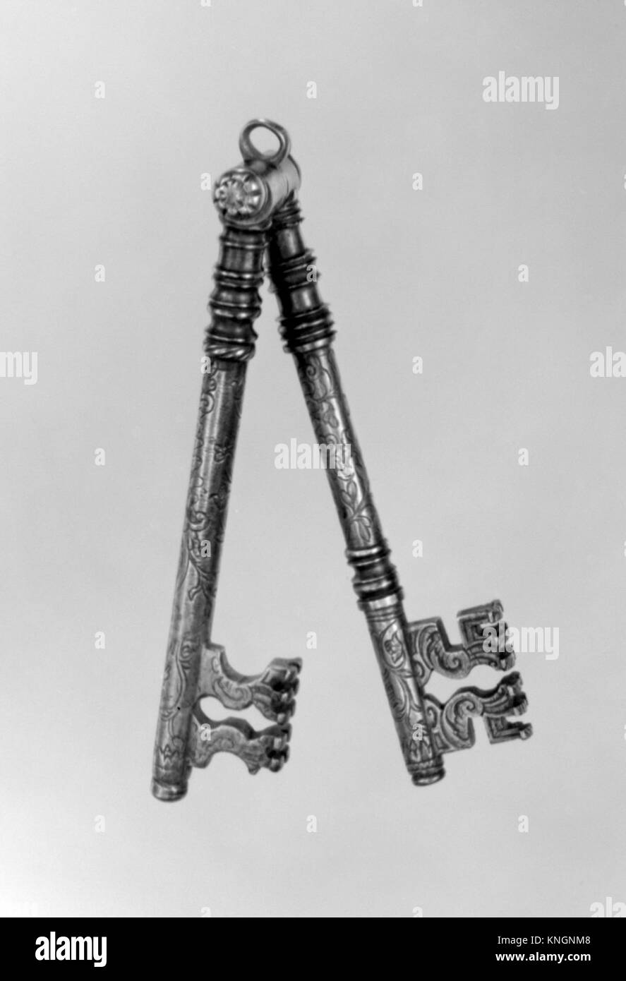 This double key, cataloged under MET 89206 196998, is a historical ...