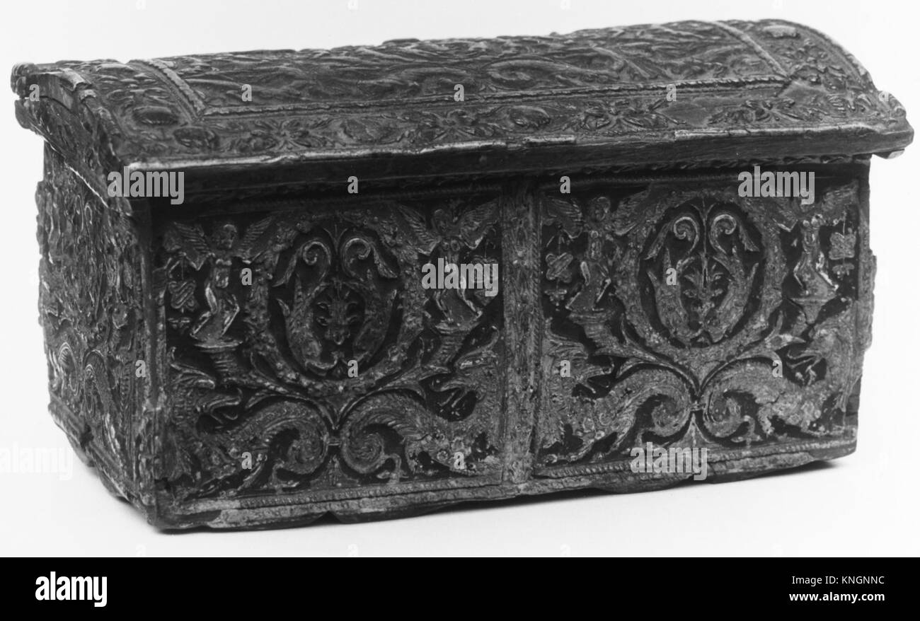 This casket, made from luxurious materials, exemplifies fine ...