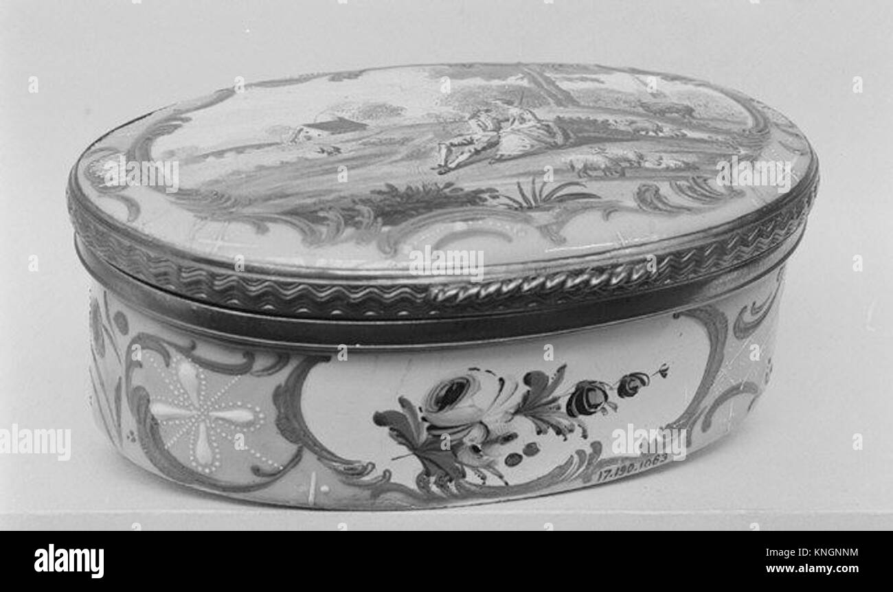 This box, a functional and decorative object, demonstrates both ...