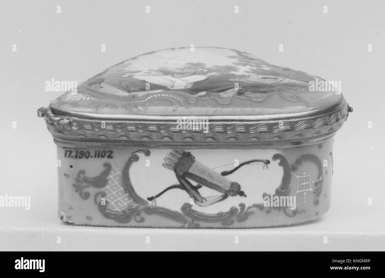 This box is a functional and decorative object, possibly used for ...