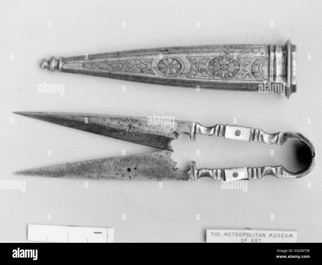 Candle-wick trimmers MET 11937 are functional and decorative tools used ...
