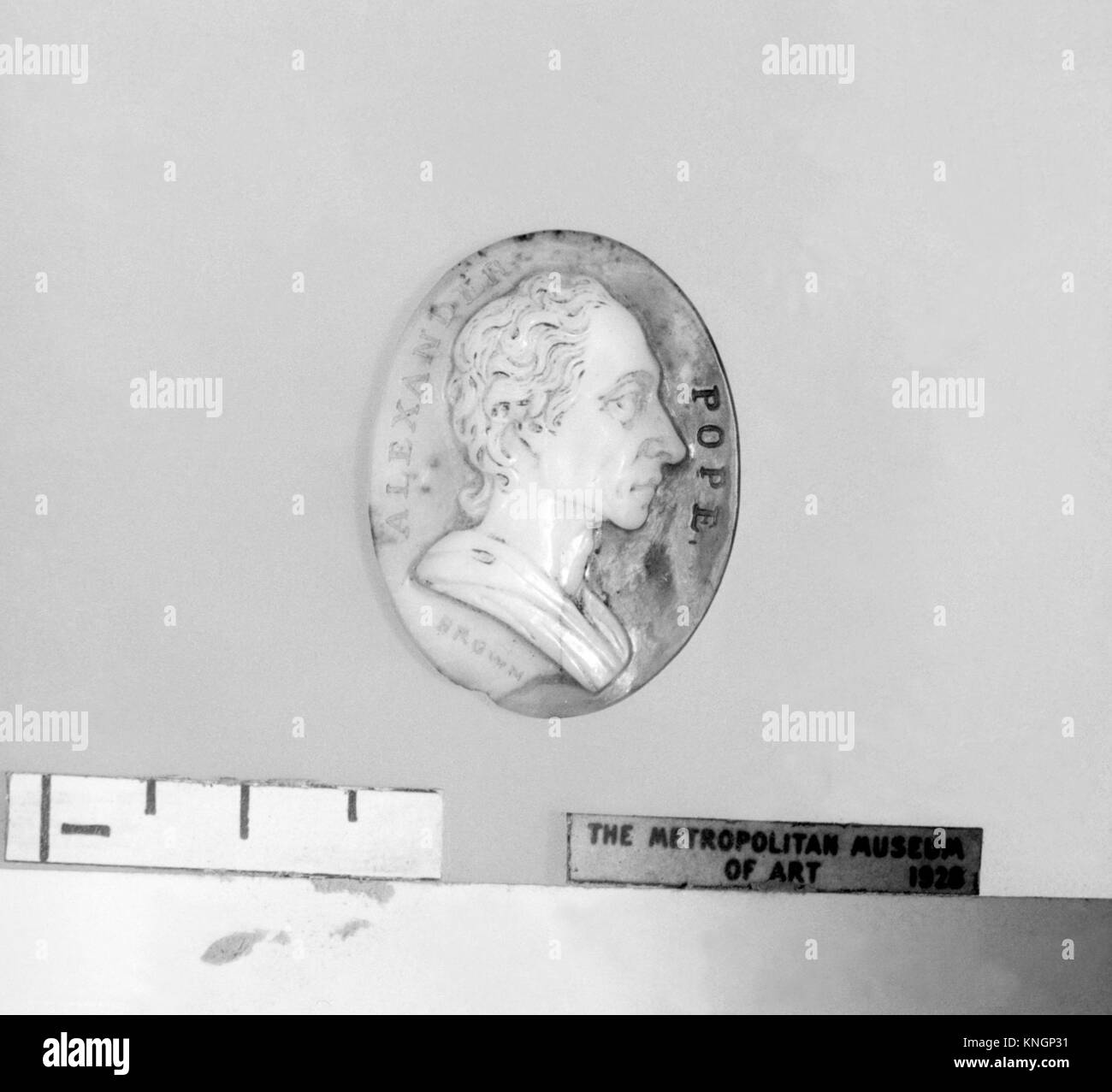 A portrait of Alexander Pope (1688-1744), housed in the MET, capturing ...