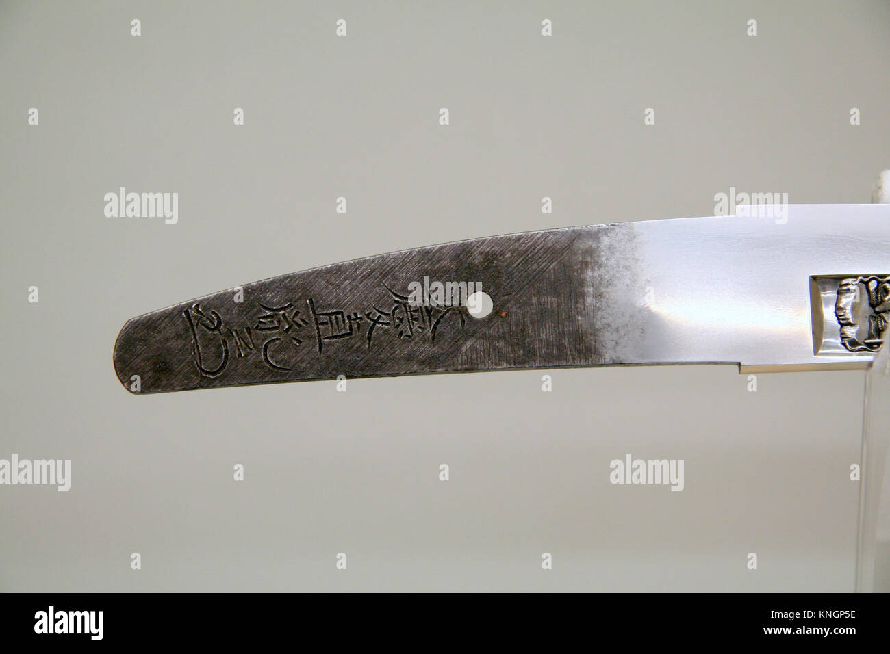 This Wakizashi blade and its mounting showcase the traditional Japanese ...
