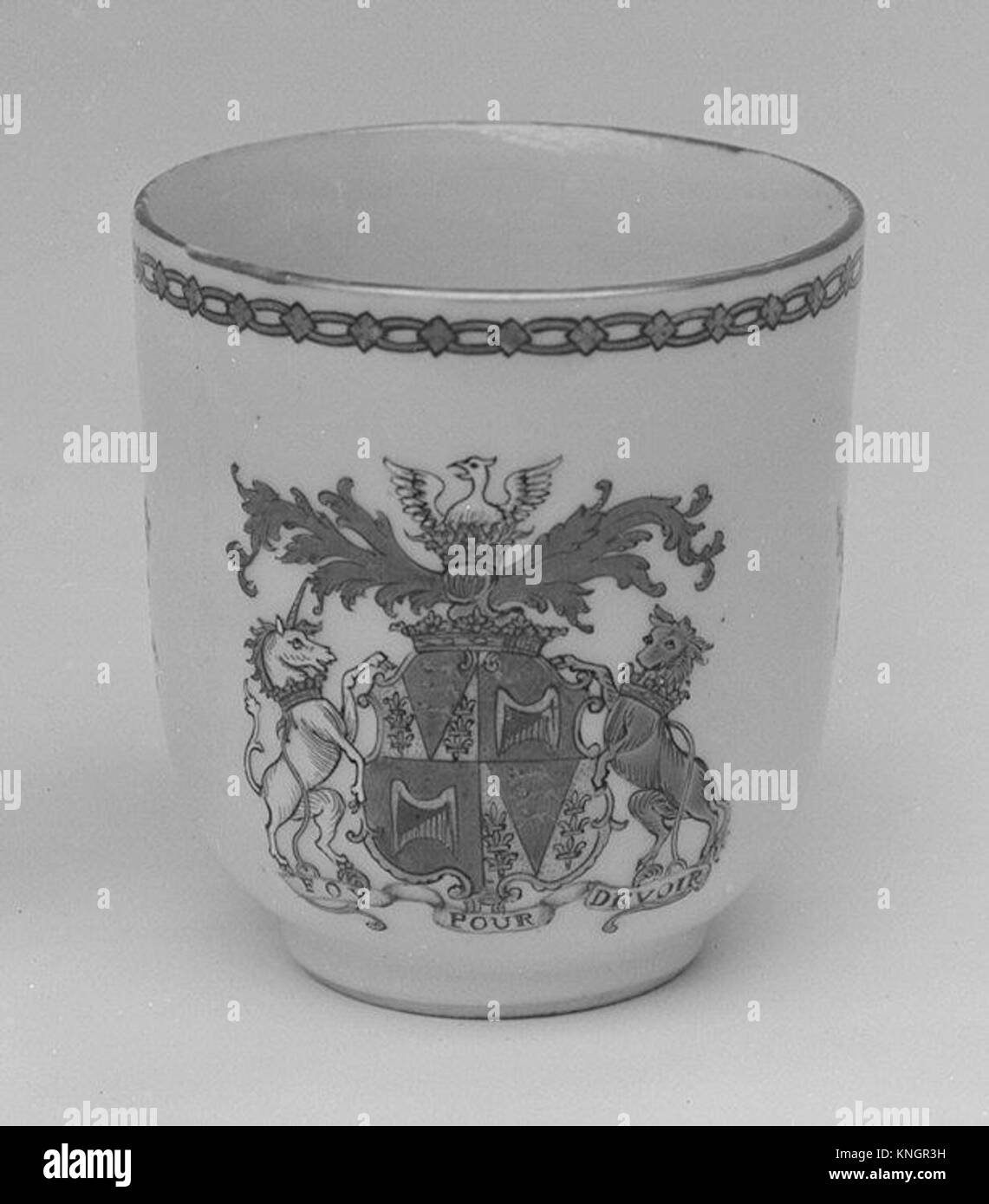 A cup, part of a larger service, cataloged as MET 155158, displaying ...