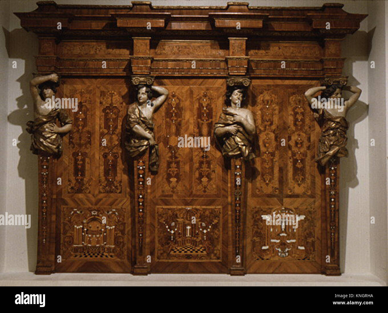 The choir stall panels are part of the MET collection and represent the ...