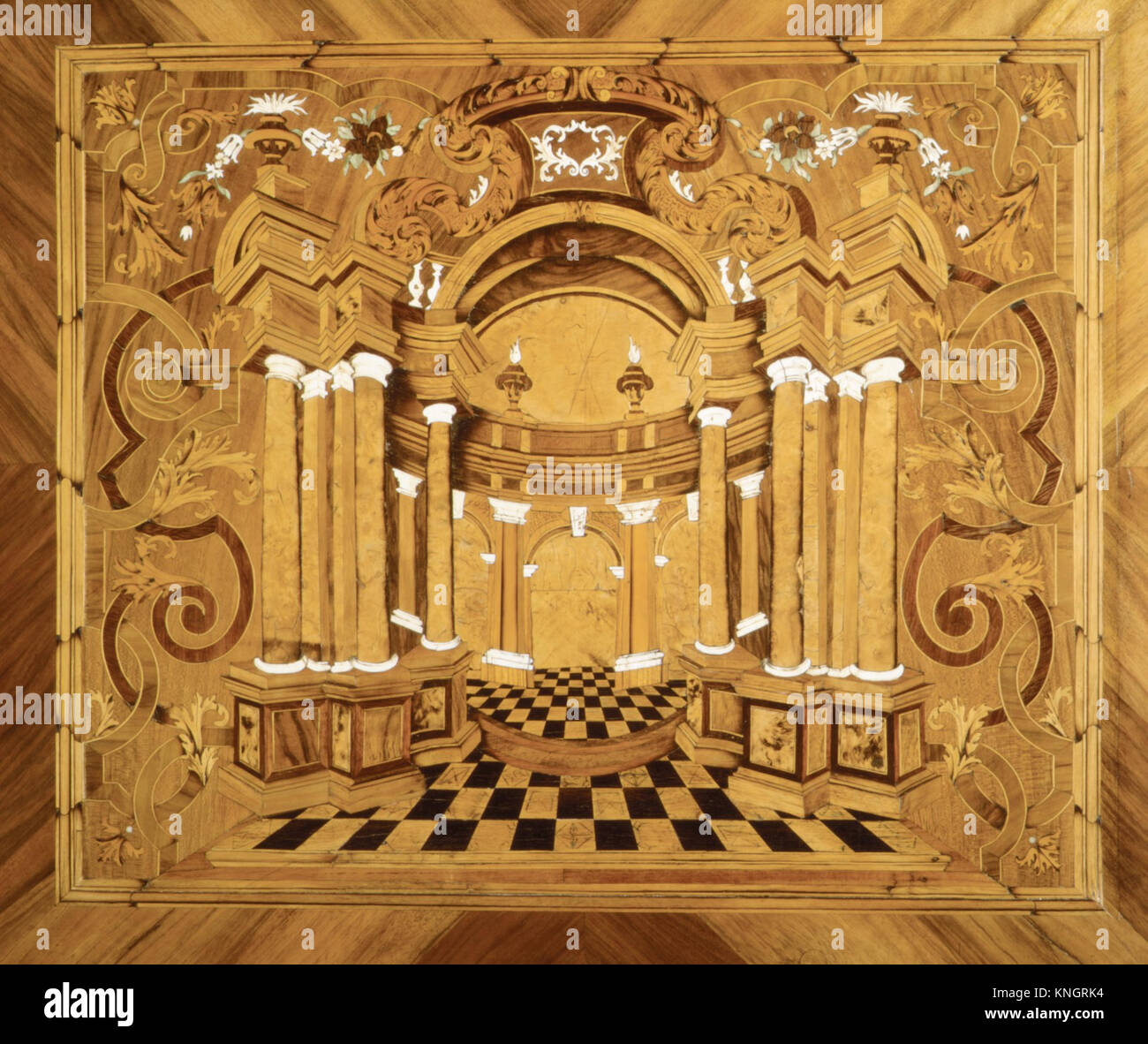 Choir stall panels MET ES5298 201410 Stock Photo - Alamy