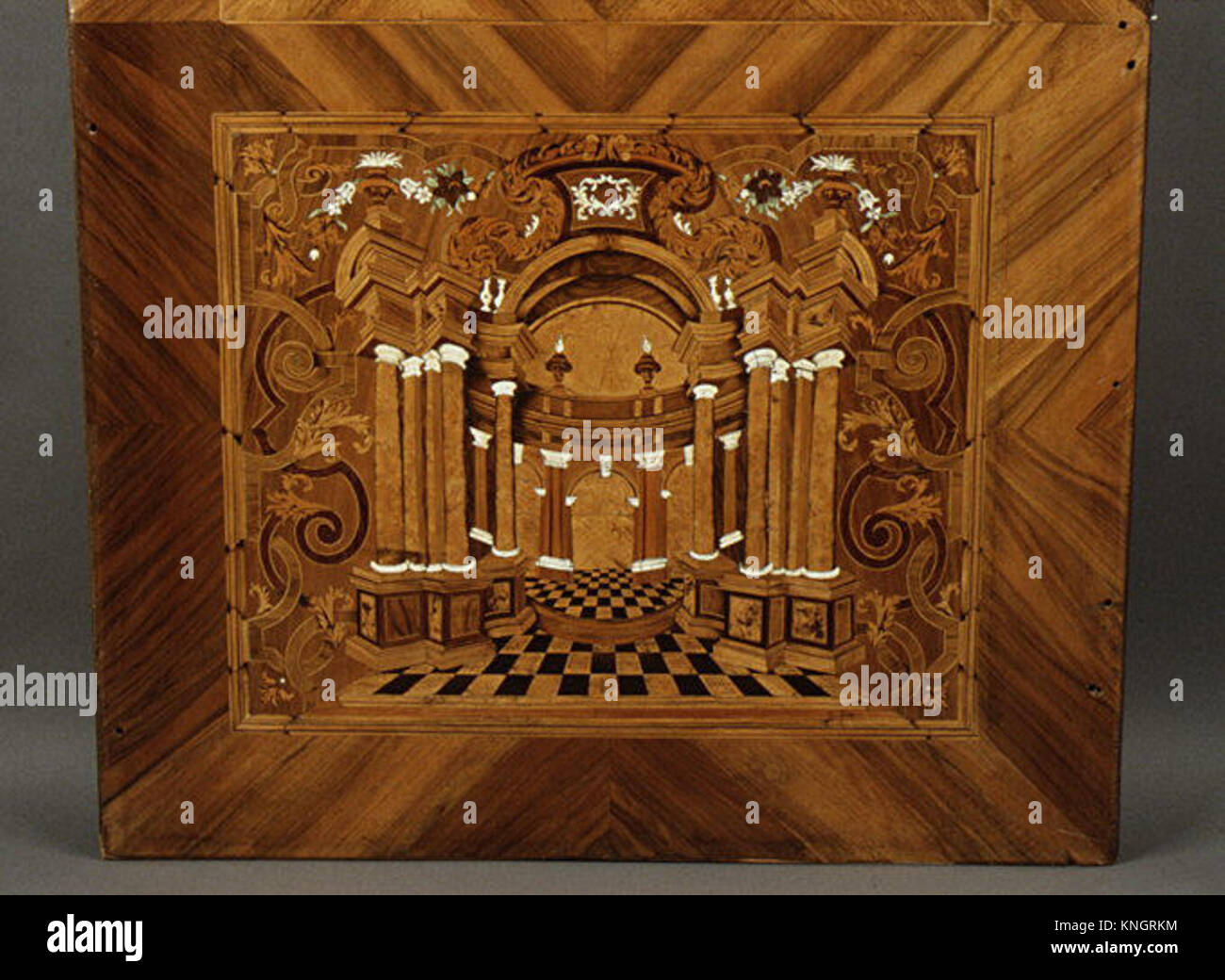 Choir stall panels MET ES1636 201410 Stock Photo - Alamy