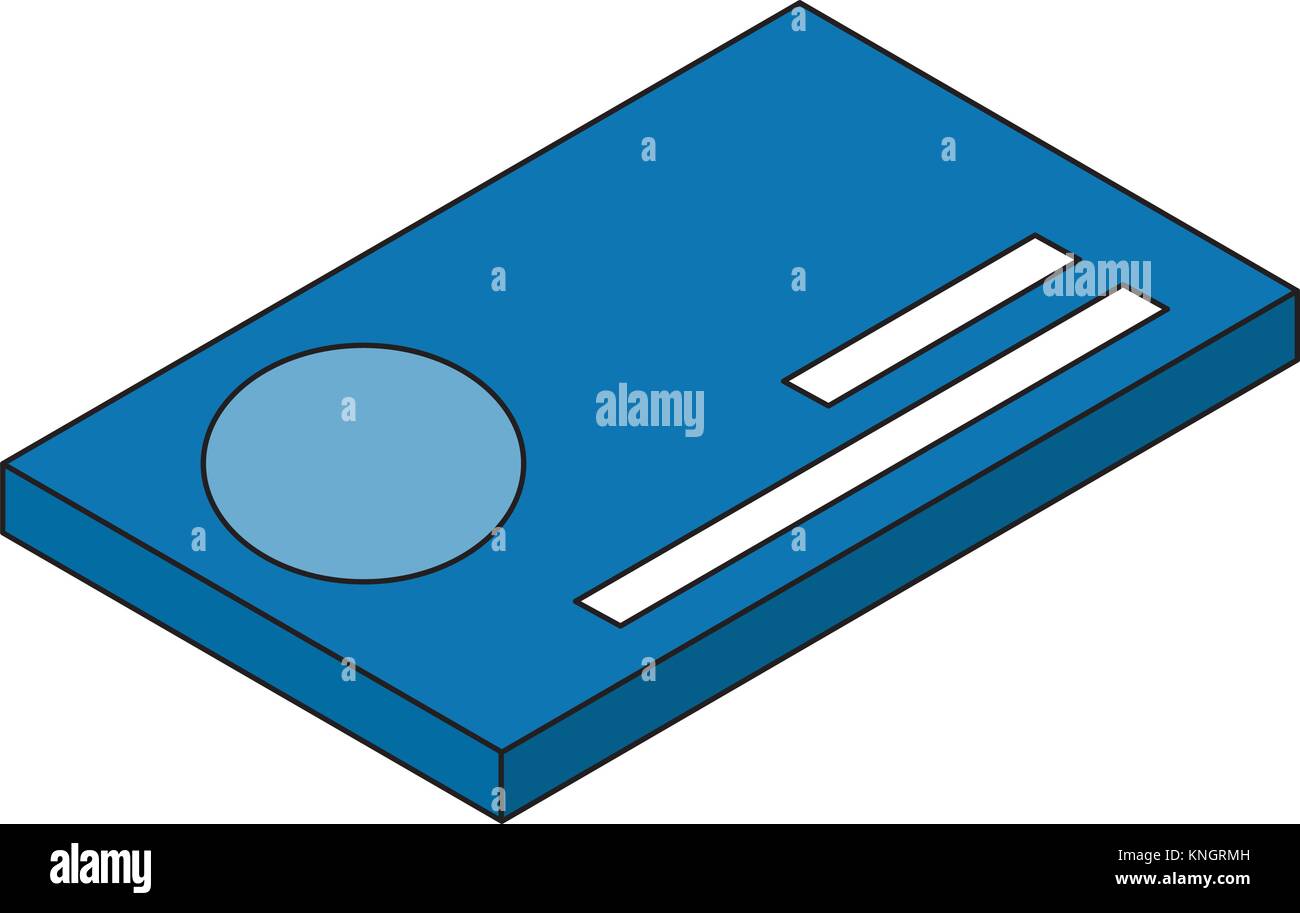bank credit card debit isometric symbol Stock Vector Image & Art - Alamy