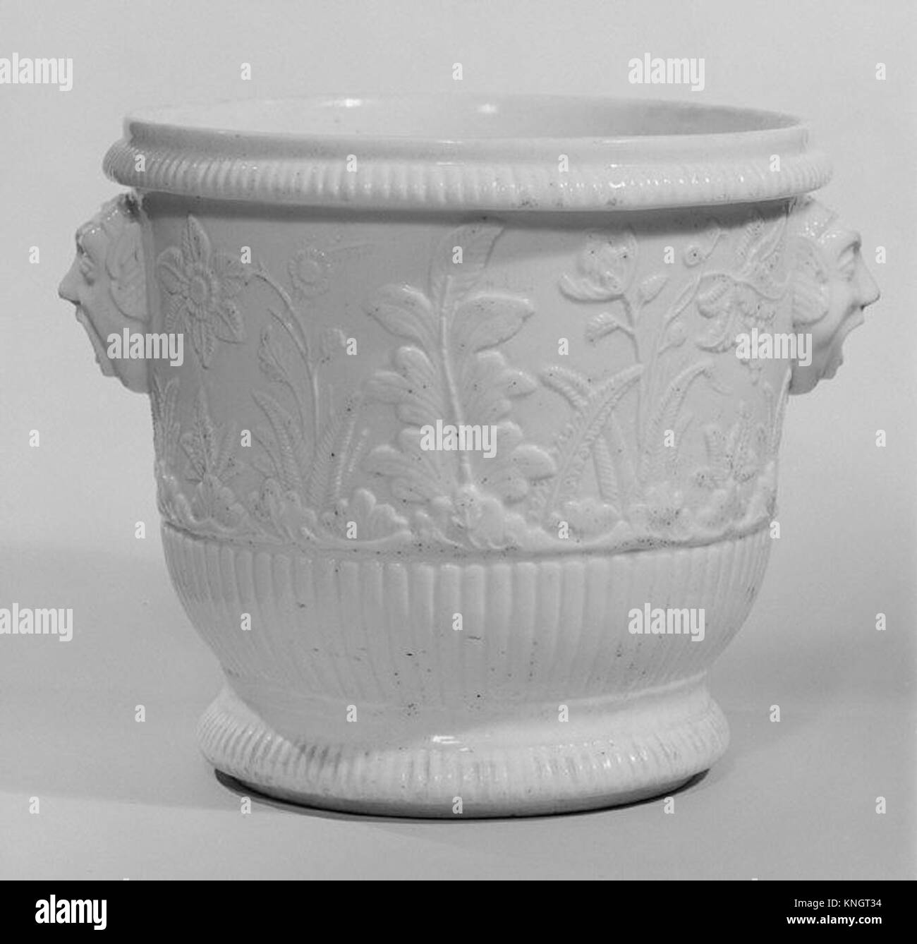 This bottle cooler, cataloged as MET 195060 and 195208, is an object ...