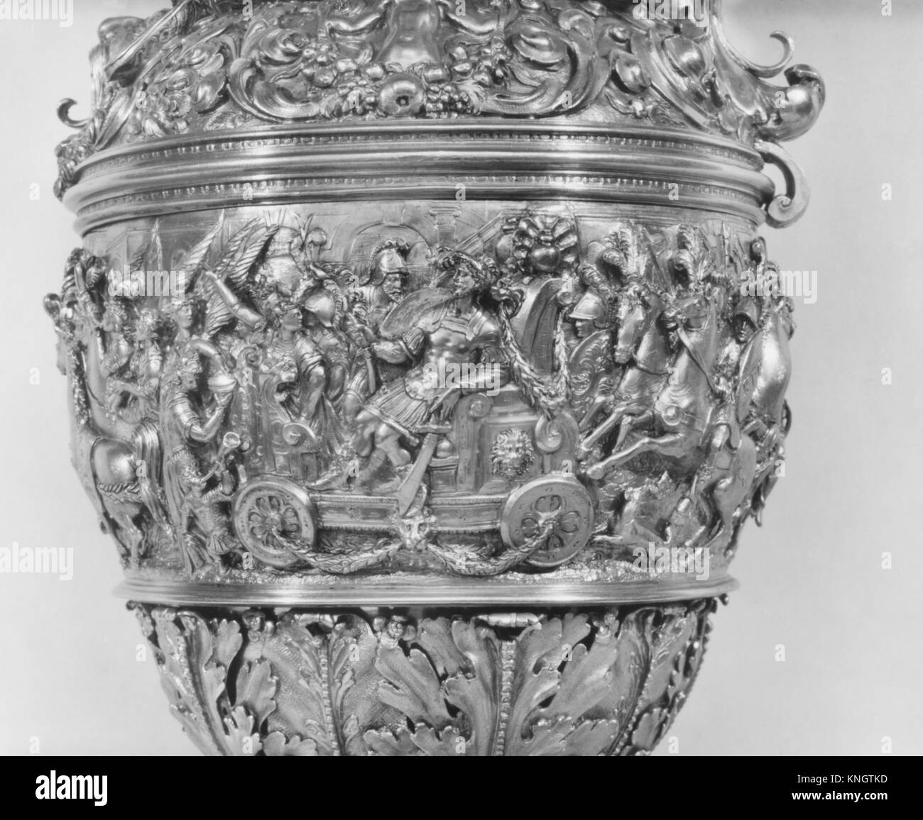 A decorative ewer, a vessel used for pouring liquids, often featured in ...
