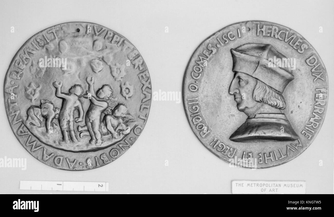 This portrait of Hercules I d'Este, Second Duke of Ferrara, illustrates ...