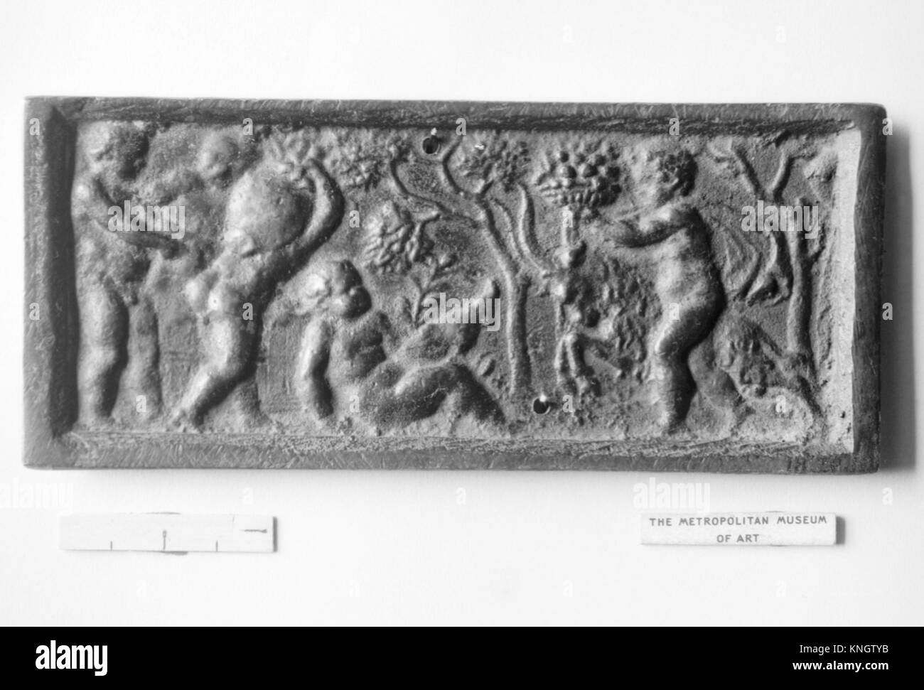 This artwork, titled *Bacchanal of Children*, portrays a lively and ...