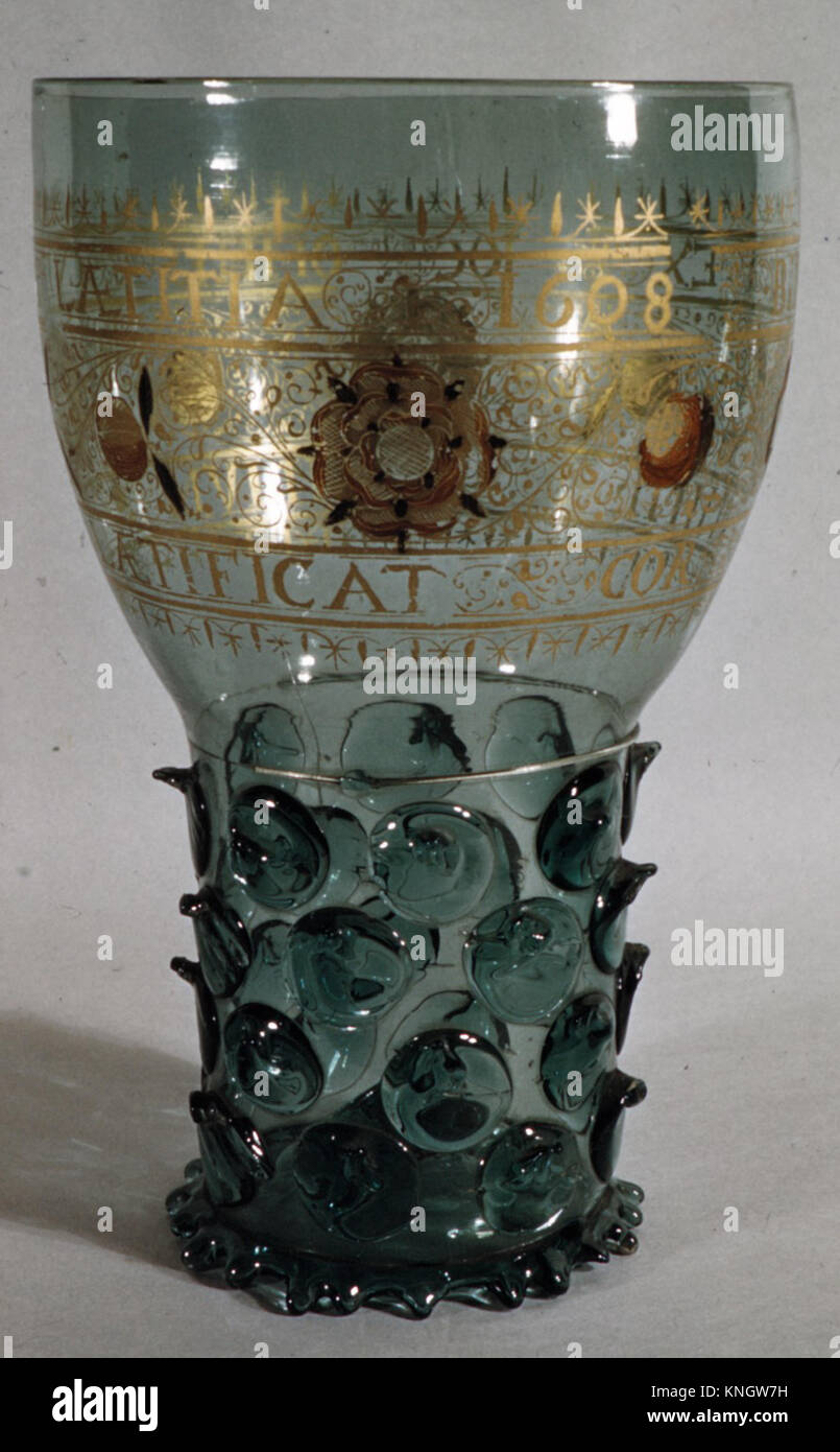 This goblet, also known as a Roemer, is a type of glassware from the ...