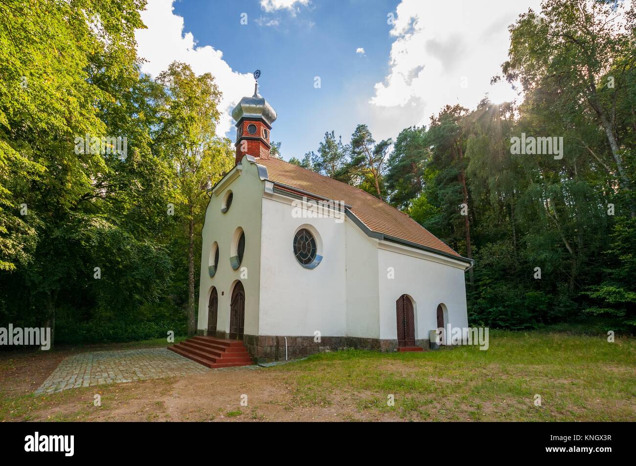 Wiele - village in Pomeranian Voivodeship, Poland. Wielewska Calvary ...